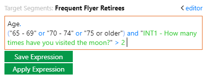 Constructions - Expression Editor – Support